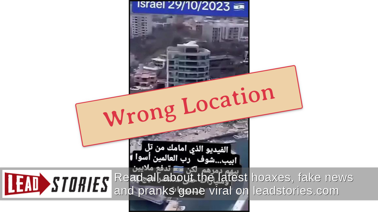 Fact Check: Natural Disaster Did NOT Batter Tel Aviv Coastline in 2023 ...